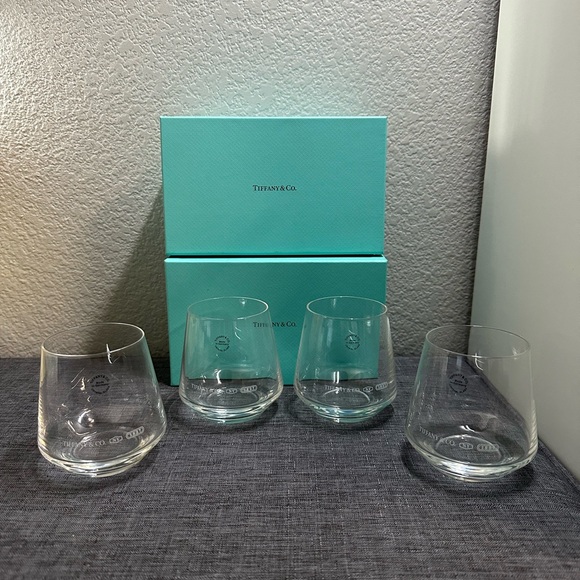 Tiffany & Co. | Dining | Tiffany Co Crystal Glass Cups | Poshmark